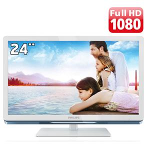 TV 24" LED Philips Série 3000 24PFL3017D/78 Full HD com Conversor Digital e Entradas HDMI e USB ...
