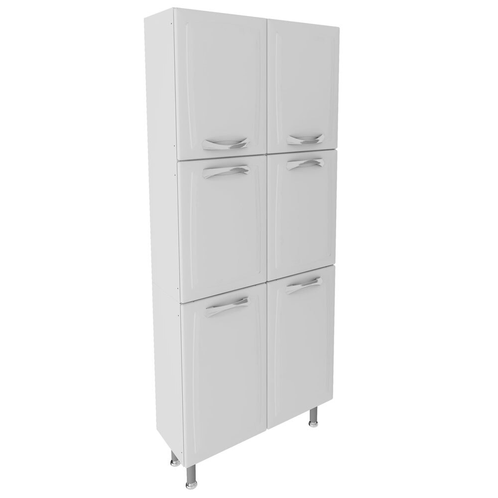 Paneleiro Duplo Itatiaia Premium c/ 6 Portas Branco - Cozinha Modulada ... Paneleiro Duplo Itatiaia Premium c/ 6 Portas Branco - Cozinha Modulada ...