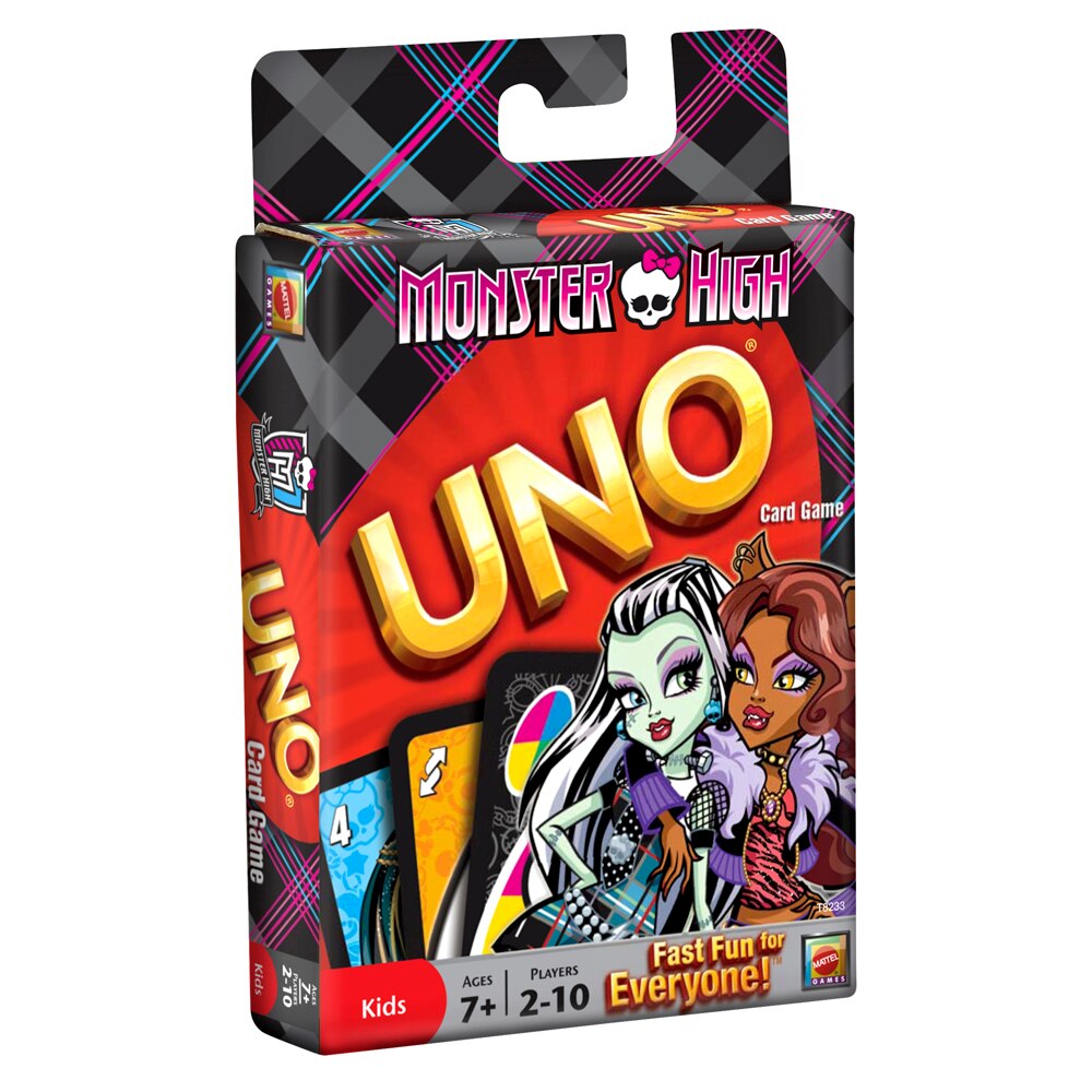 Uno Monster High Mattel - X6547 - Cartas e Dominós no PontoFrio.com