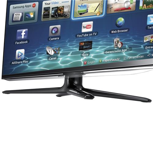 TV 46" Slim LED Samsung Série 6 ES6100 UN46ES6100GXZD Full HD com Smart ...