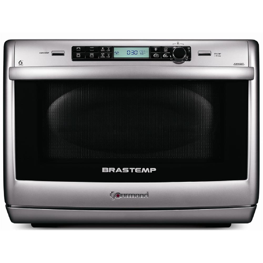Forno Multifuncional com Micro-ondas Brastemp BMD35AT Gourmand com ...