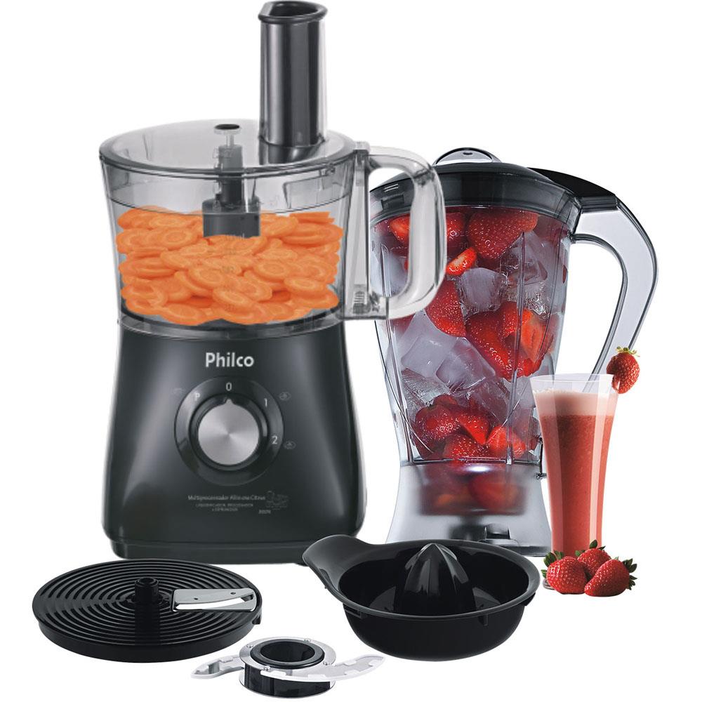 Multiprocessador Philco All in One PR Citrus 800W - Preto - Processador ...
