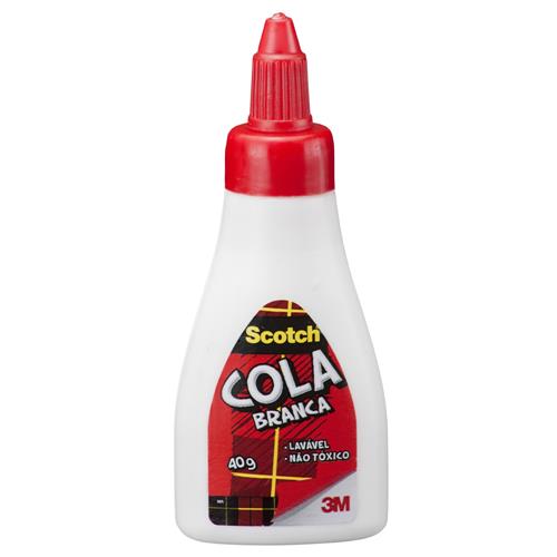 Cola Escolar 3M Branca H0002309427 - 40g - Colas no PontoFrio.com
