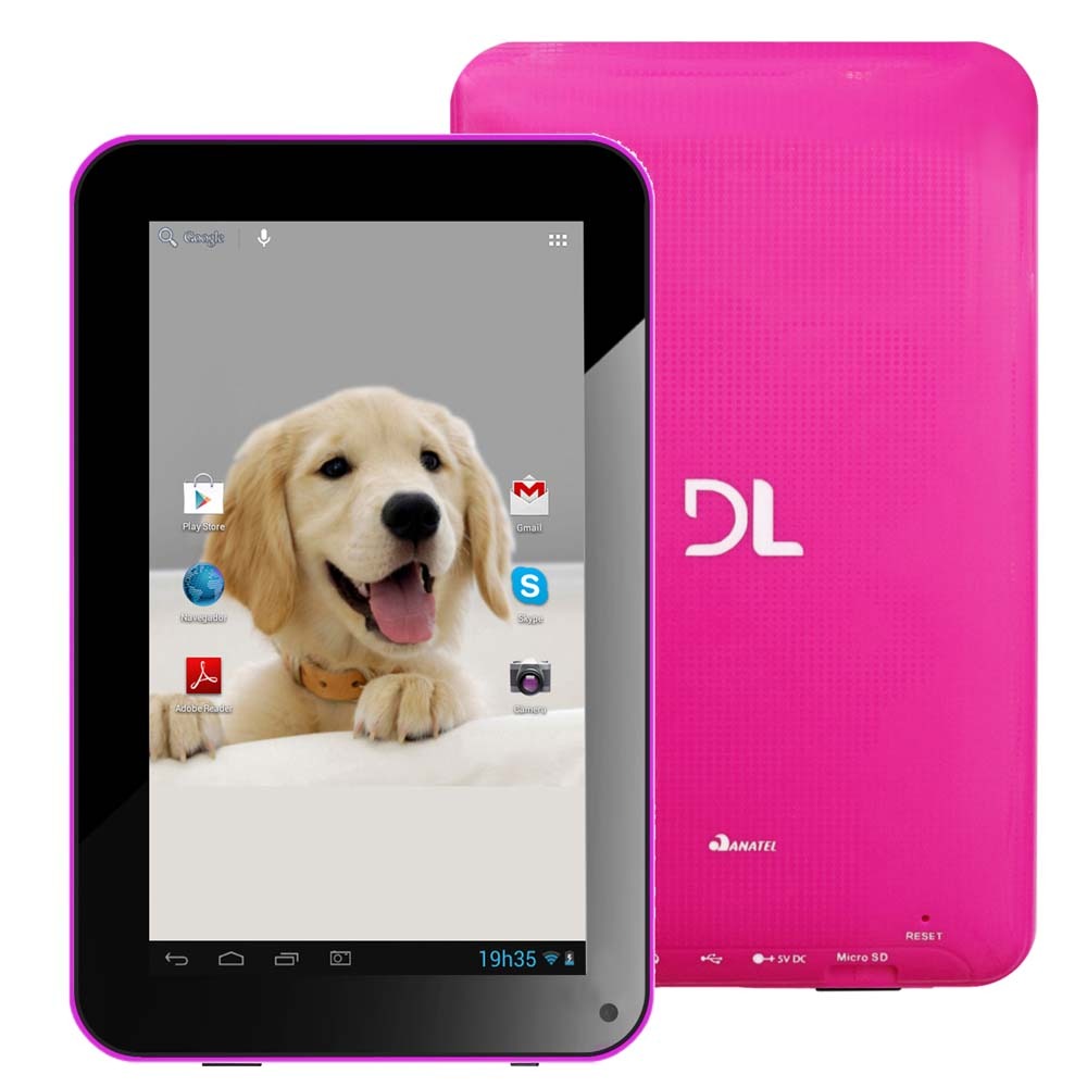Tablet DL I-Style com Tela de 7”, 4GB, Câmera, Wi-Fi, Entrada para ...