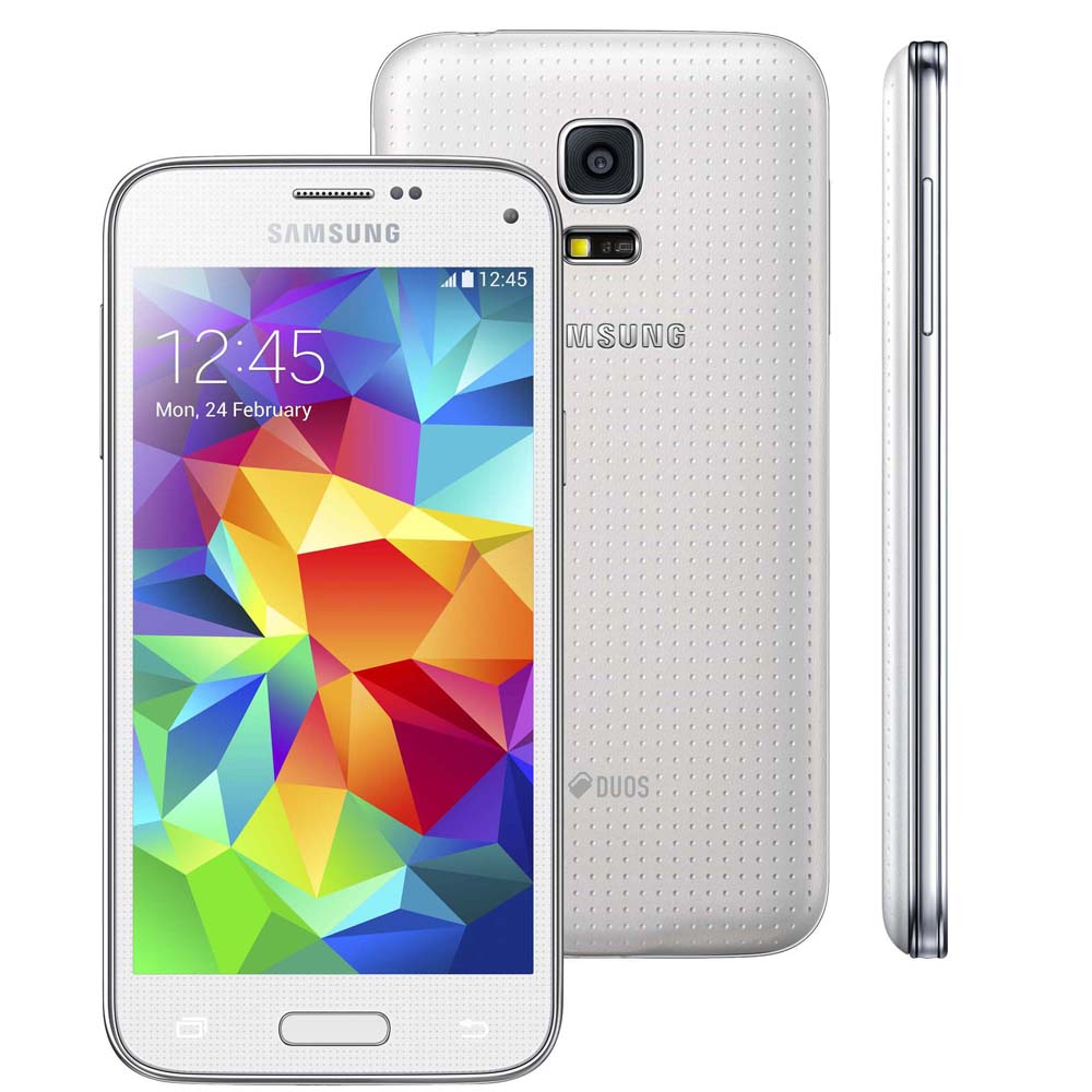 Smartphone Samsung Galaxy S5 Mini Duos SM-G800H Branco com Dual Chip ...