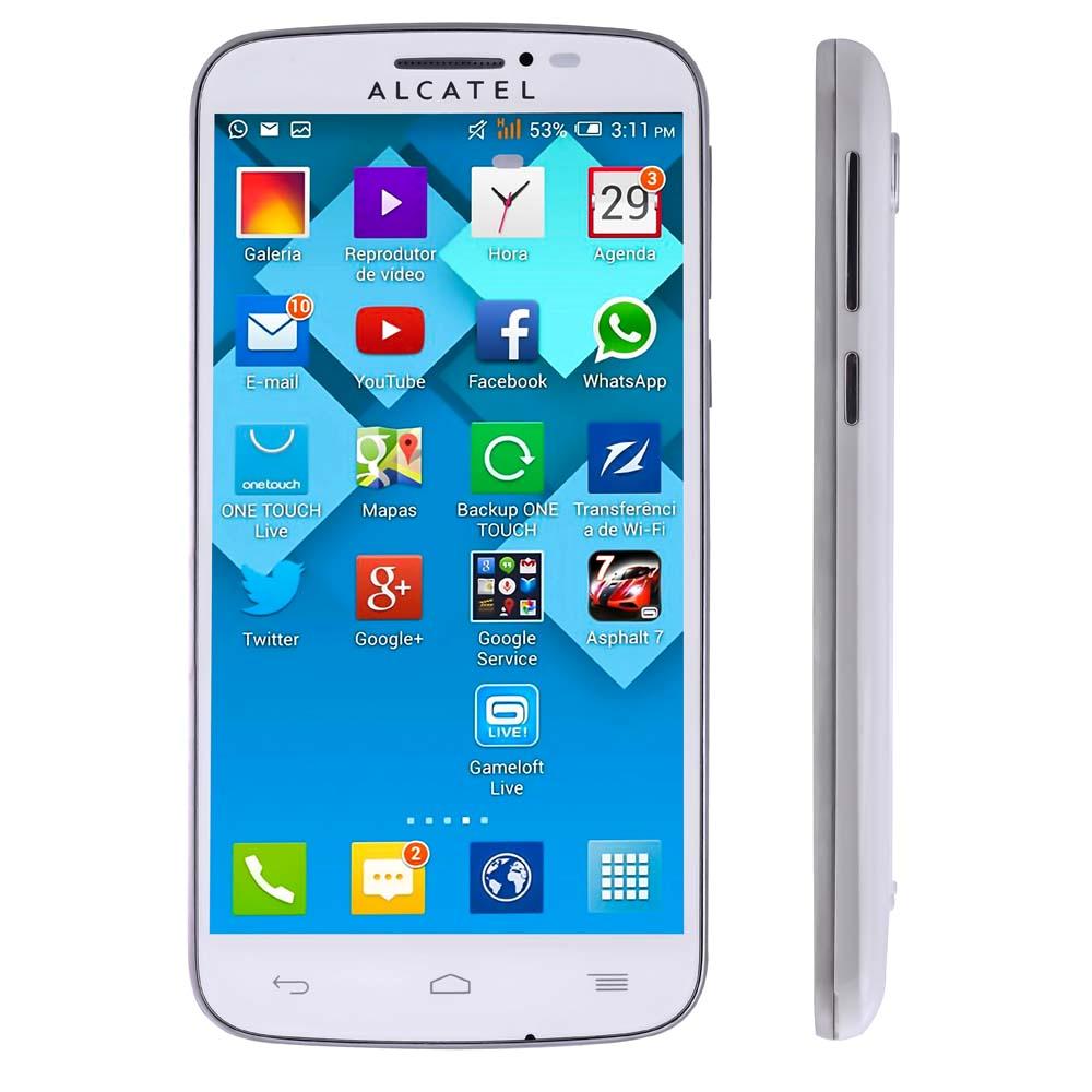 Smartphone Alcatel One Touch Pop C7 Branco com Tela 5”, Dual Chip ...