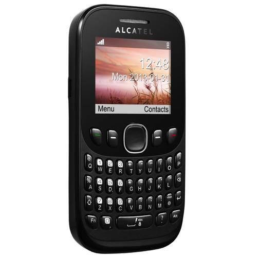 Celular Alcatel OT 3000 Preto com Teclado Qwerty, Tri Chip, Câmera VGA ...