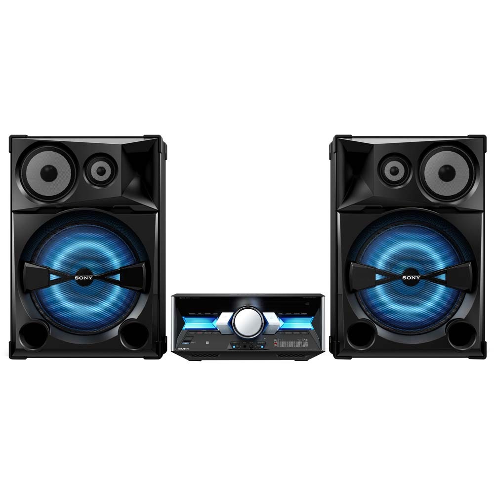 Mini System Sony Shake 7 com CD Player, Duplo USB, Rádio AM/FM, DJ ...