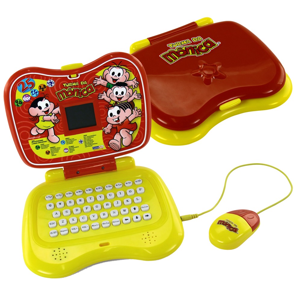 Laptop Infantil Homeplay Turma da Mônica c/ 25 Atividades 6318 ...