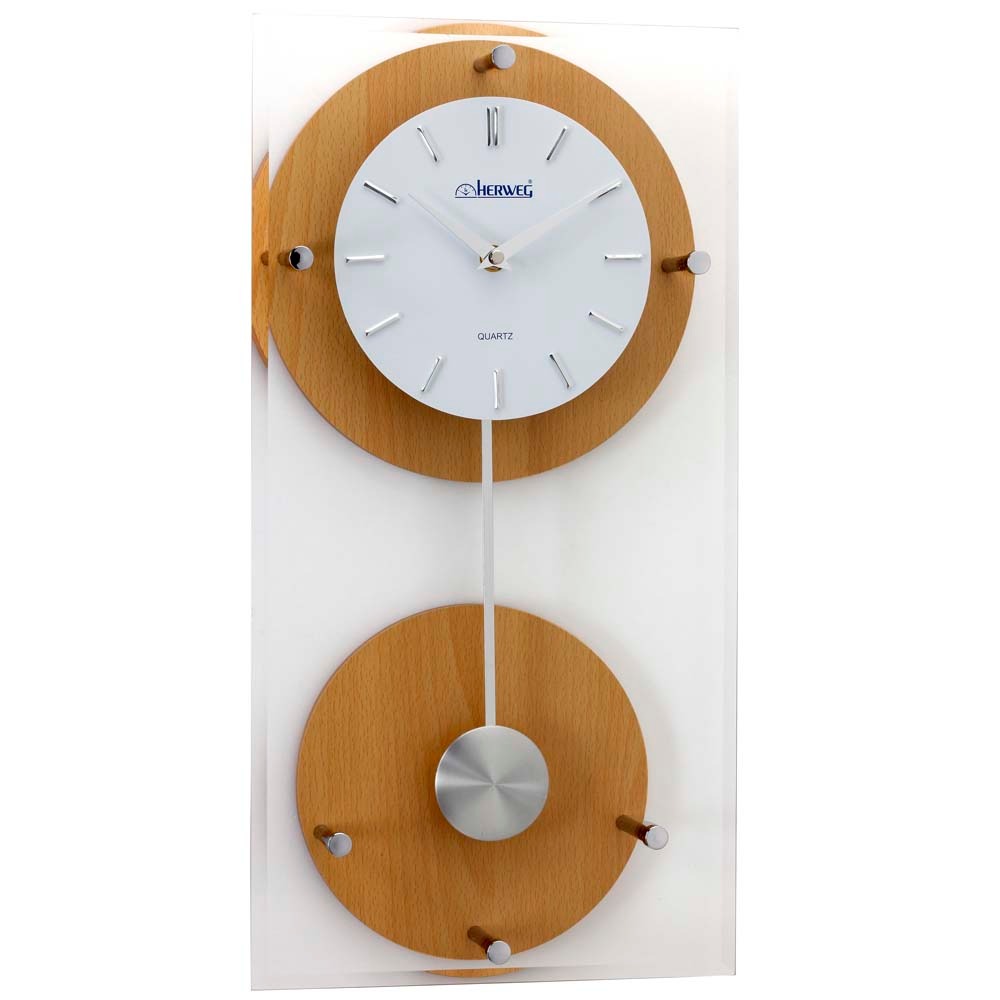 Relógio de Parede Pêndulo Herweg em Madeira - 5333-999 - Relógios ...