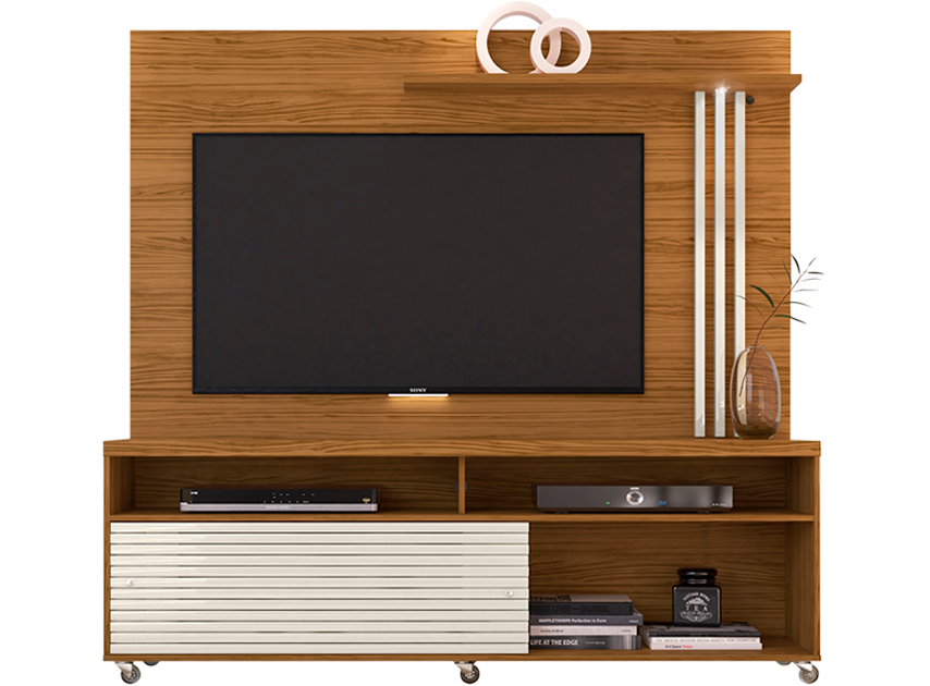 Rack Madetec Cross com 182cm de Largura + Painel | Ponto