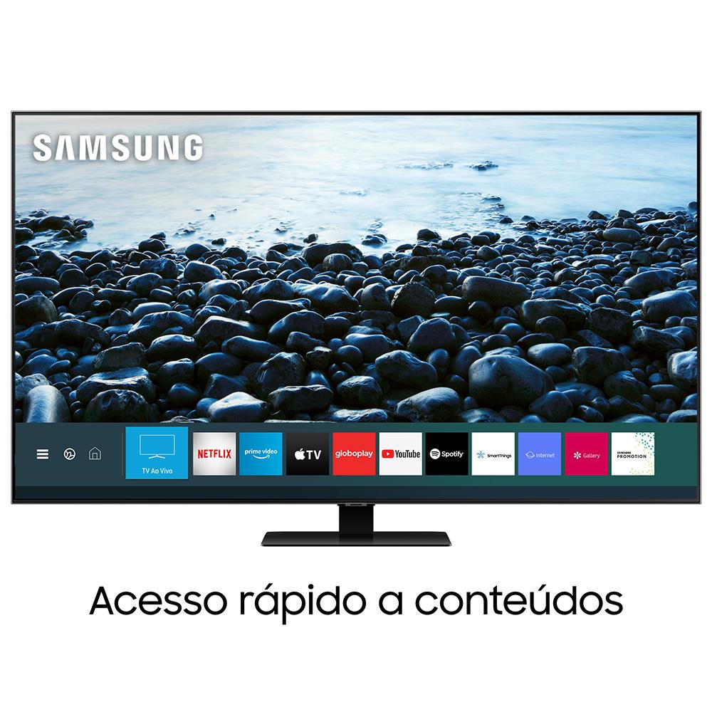 Smart TV QLED 65" 4K Samsung 65Q80T Pontos Quânticos, Modo Game, Som em ...