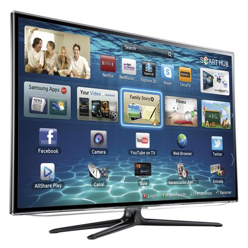 TV 40" Slim LED Samsung Série 6 ES6100 UN40ES6100GXZD Full HD com Smart ...