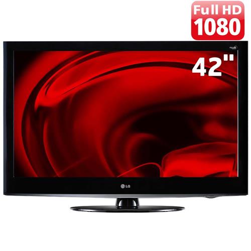 TV 42" LCD LG 42LD420 Full HD c/ Entradas HDMI e USB e Conversor ...