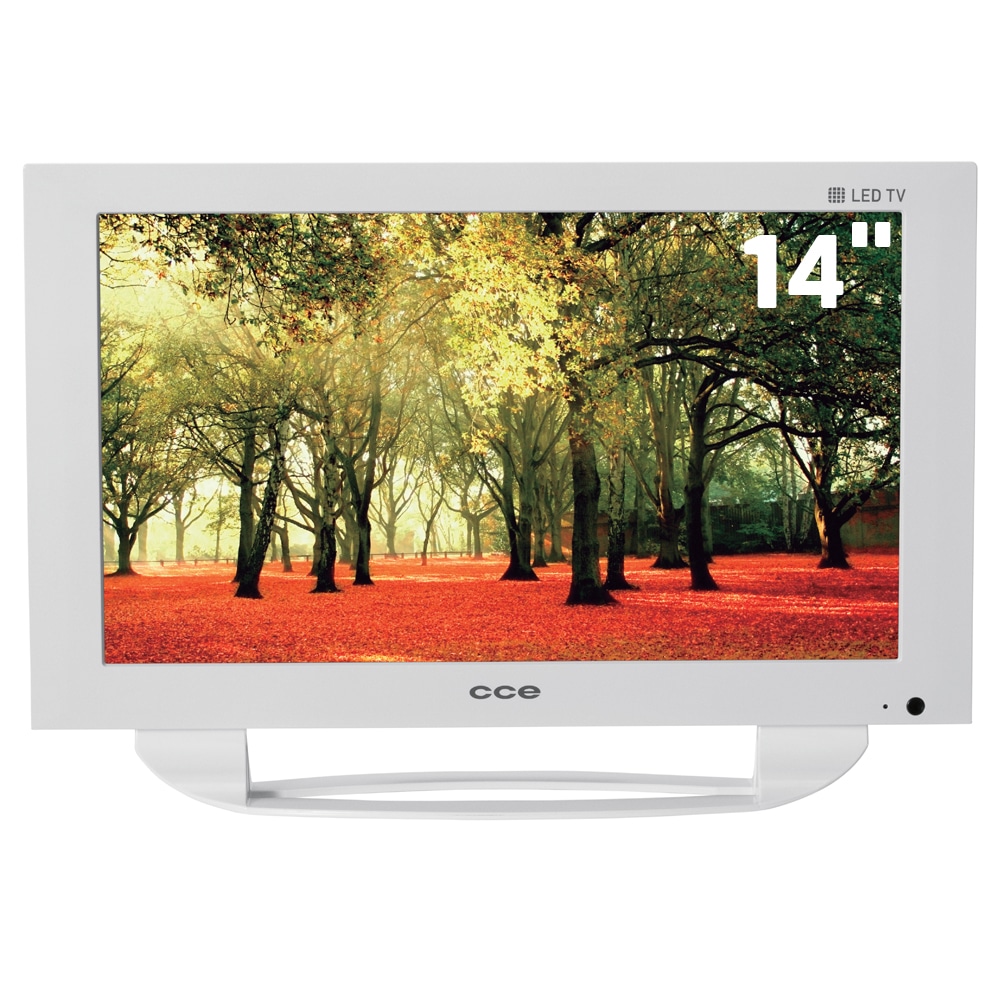 TV 14" LED CCE LW144 com Conversor Digital e Entrada USB - Branco - TV ...